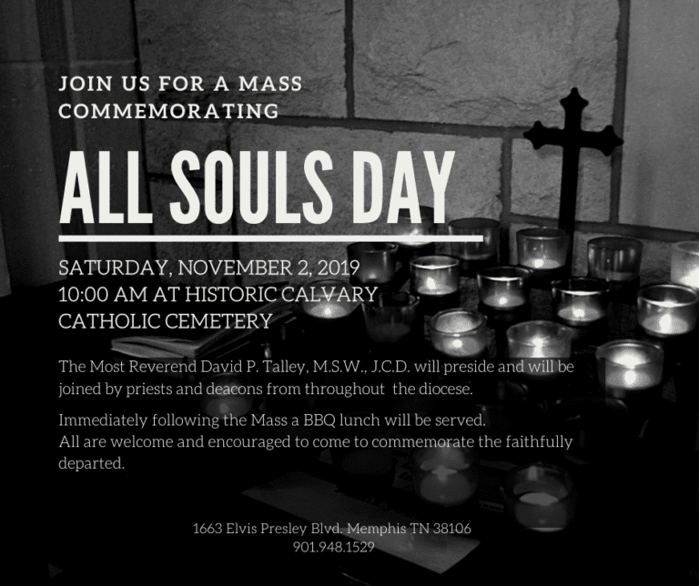 All Souls Day Mass Catholic Diocese Of Memphis