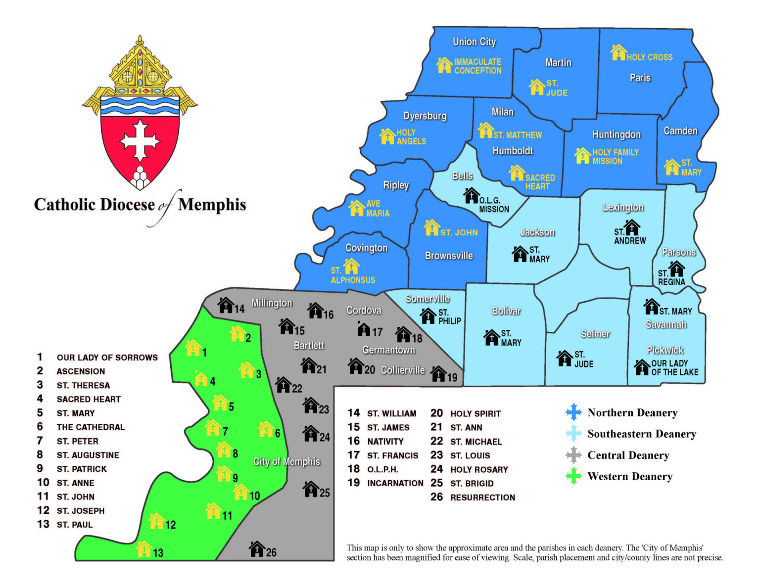 Our Church - Catholic Diocese of Memphis